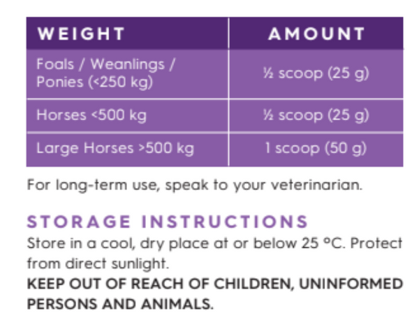 CalmEze Plus EQ Powder Sachet 50g – Equibox